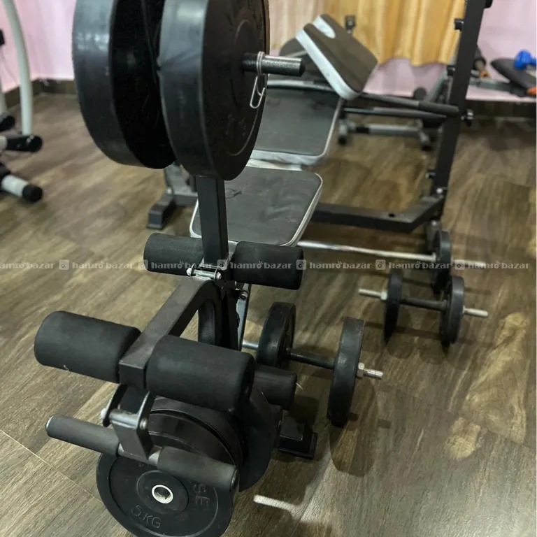 Buy GYM SET - bench press, barbell rod and weight 77kg in Nepal ...