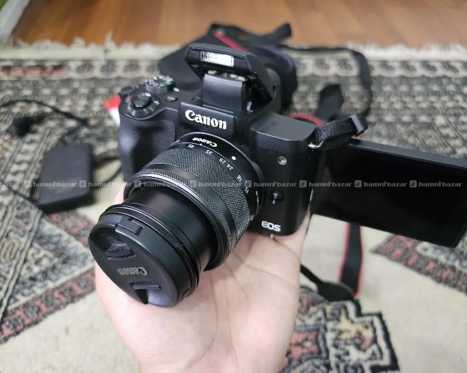 Canon Eos M50 Mark ii ( 2) With 15-45 Lens for Rs.68000 - Hamrobazar