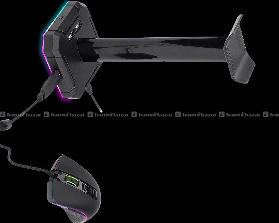 Redragon HA300 Scepter Pro Headset Stand RGB Backl for Rs.2049 - Hamrobazar